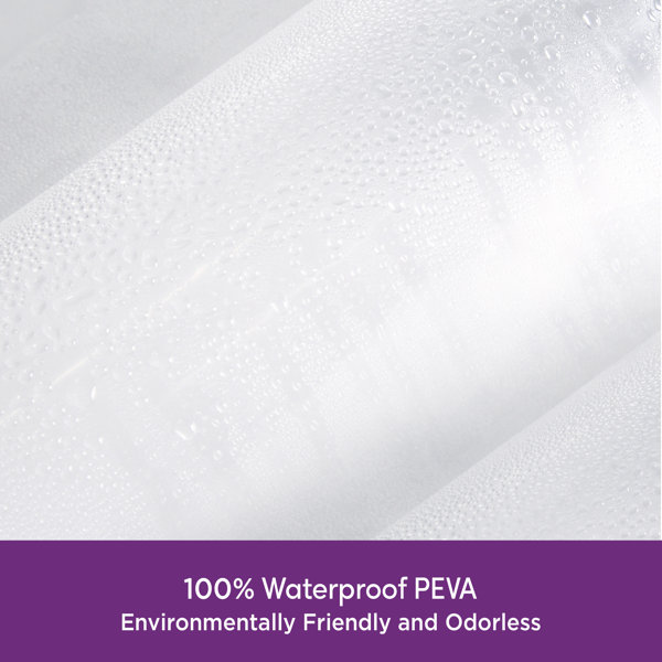 Wayfair Basics® Peva Solid Color Single Shower Liner And Reviews Wayfair